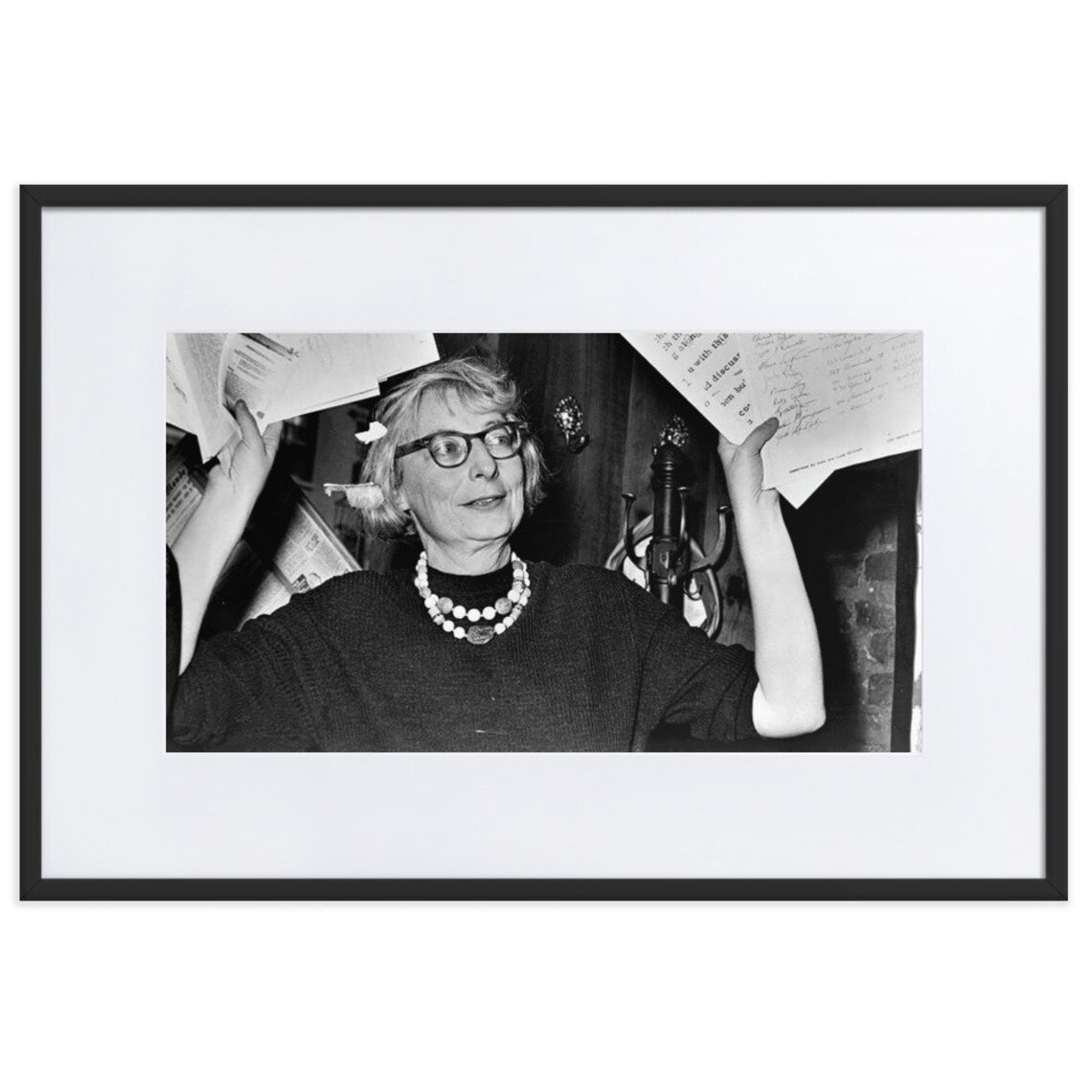 Jane Jacobs Framed Print With Mat - Etsy