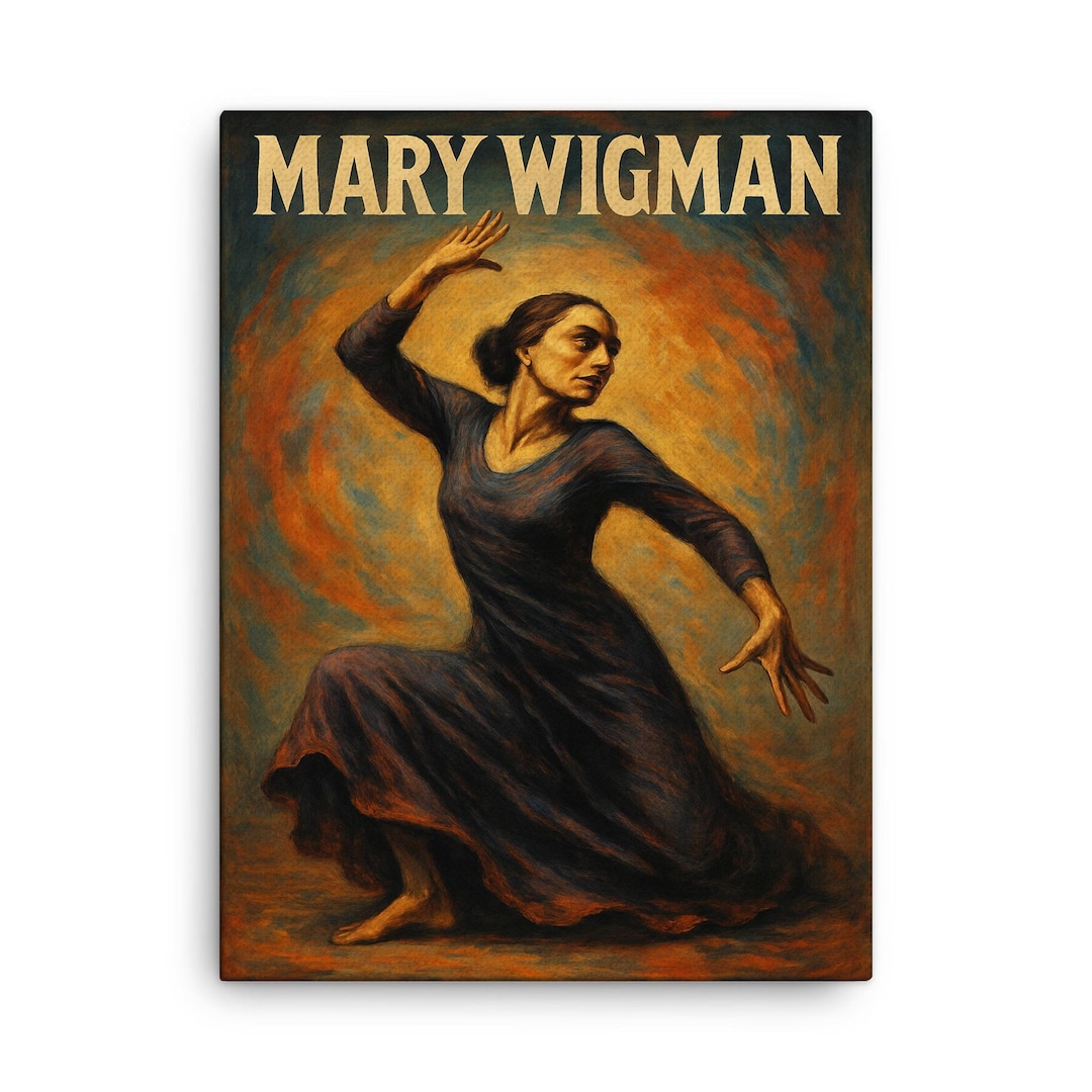 Mary Wigman Modern Dance Canvas Print – Expressionist Wall Art, Iconic ...