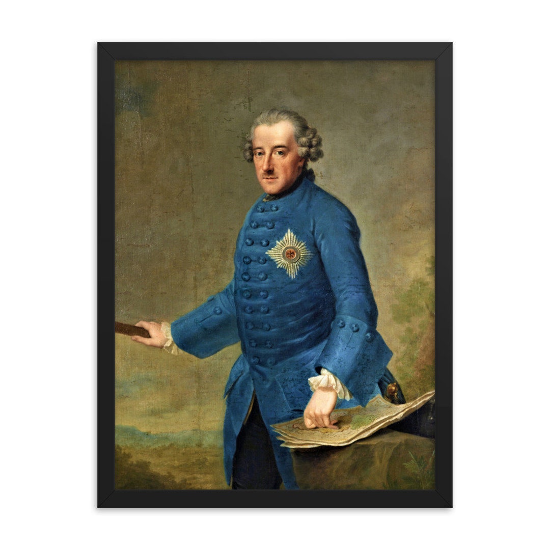 Frederick the Great Framed Print - Etsy