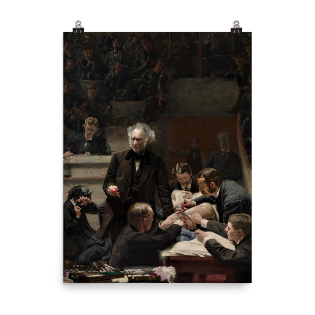 Portrait of Dr. Samuel D. Gross the Gross Clinic by Thomas Eakins ...