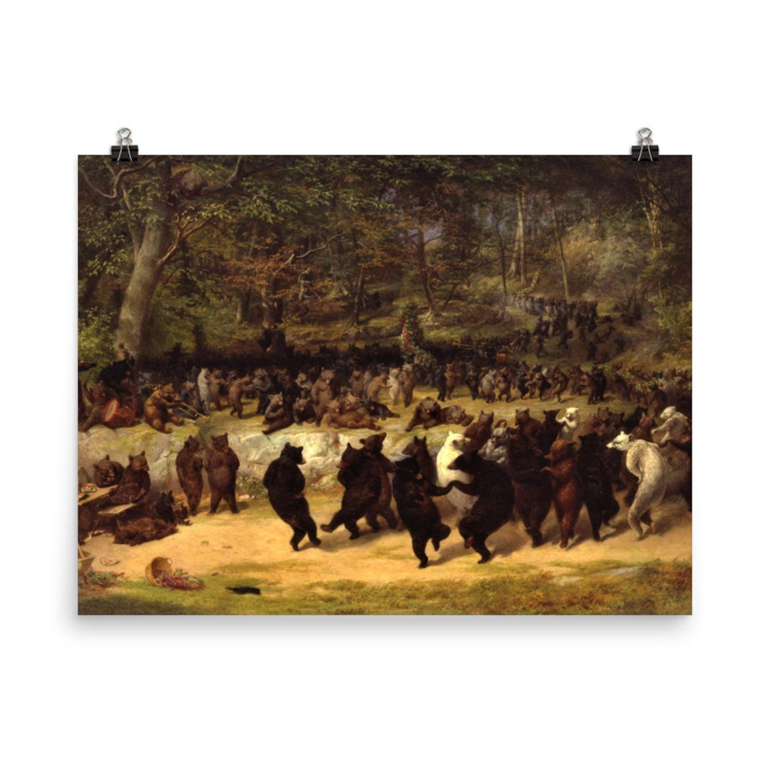 Dancing Bears by William Holbrook Beard Poster Print - Etsy