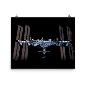 International Space Station Poster Print - Etsy
