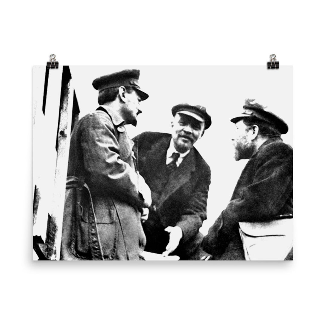 Leon Trotsky, Vladimir Lenin and Lev Kamenev Poster Print - Etsy