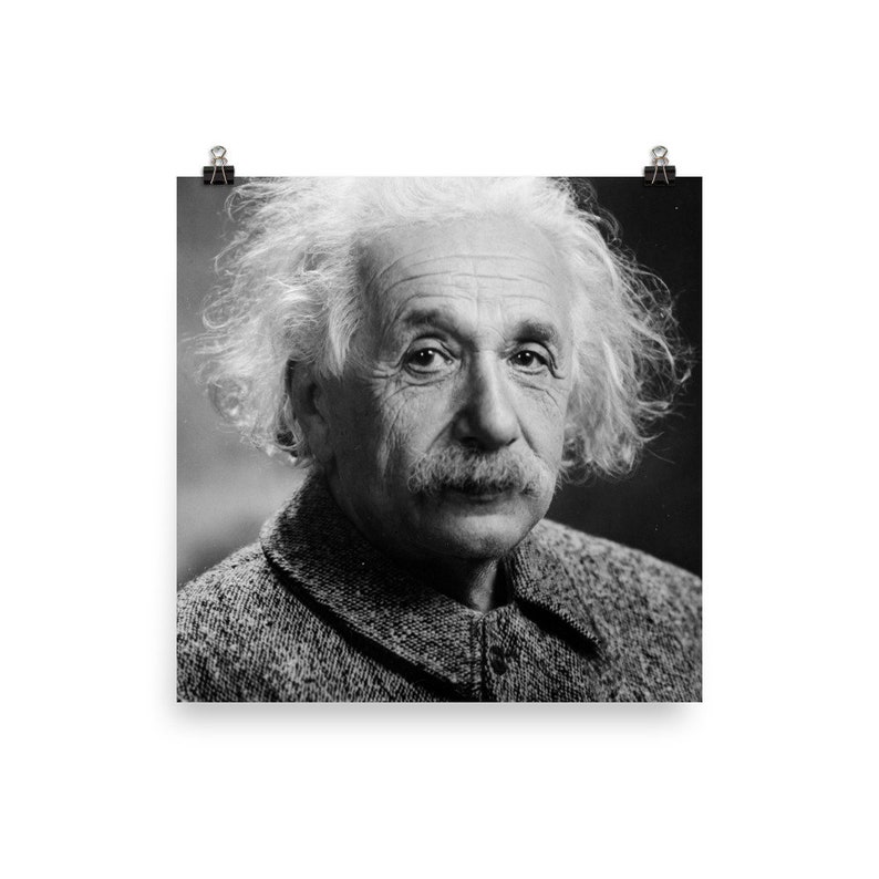 Albert Einstein Poster | Etsy