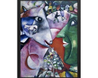 Marc Chagall Exhibition Poster I and the Village Country Life Museum ...