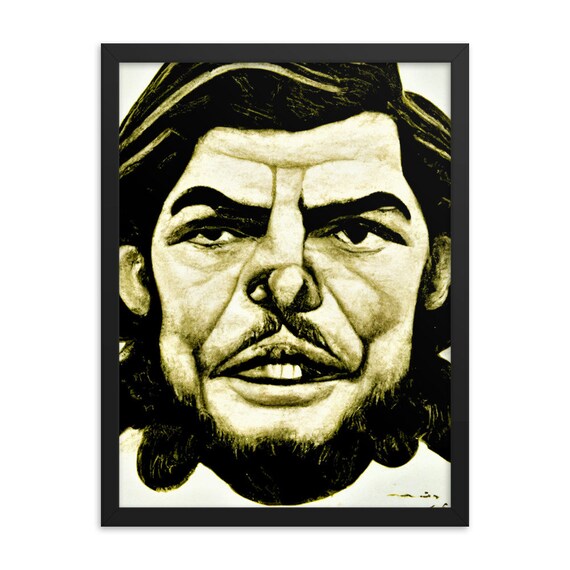 Che Guevara Caricature Framed Print Original Fan Art - Etsy