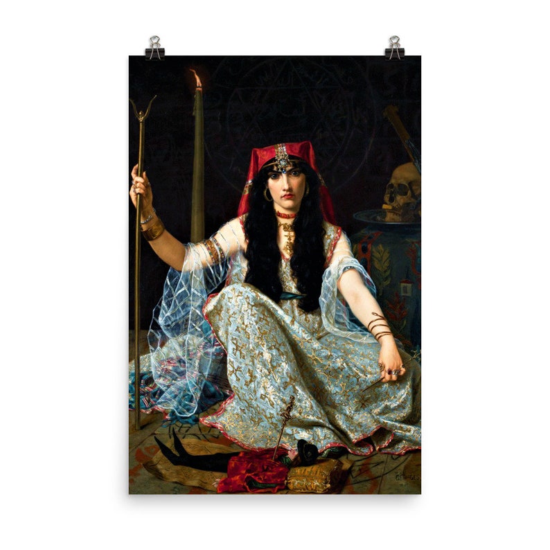The Sorceress by Georges Merle Poster Print - Etsy