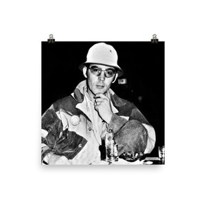 Hunter S. Thompson Poster Print - Etsy