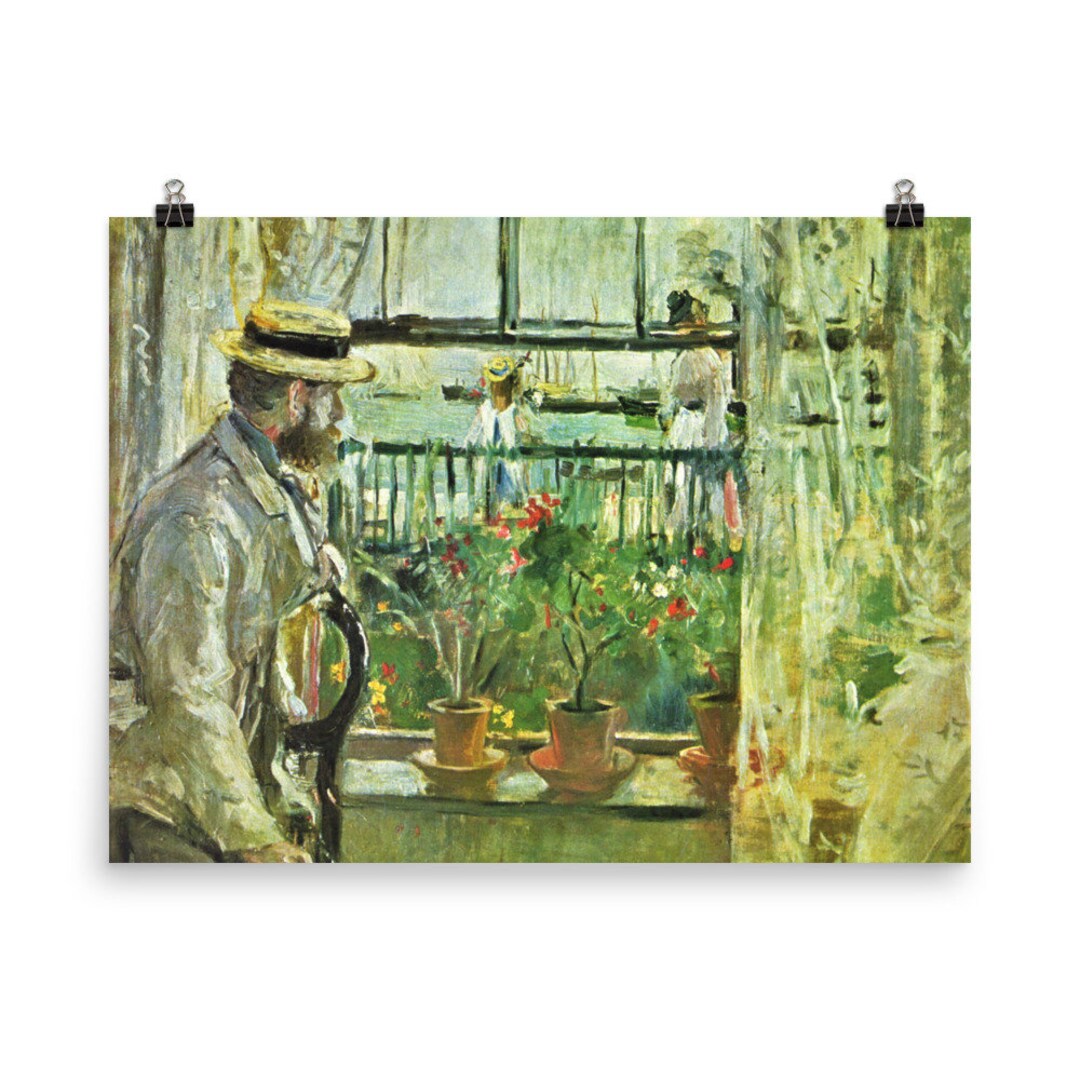 Eugene Manet On Isle Of Wight By Berthe Morisot Poster Print Etsy UK