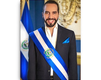 Nayib Bukele Official Portrait Matte Poster - Etsy
