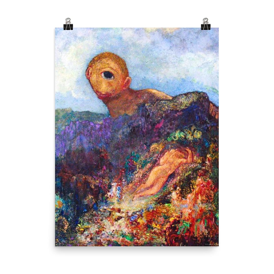 The Cyclops by Odilon Redon Poster Print - Etsy
