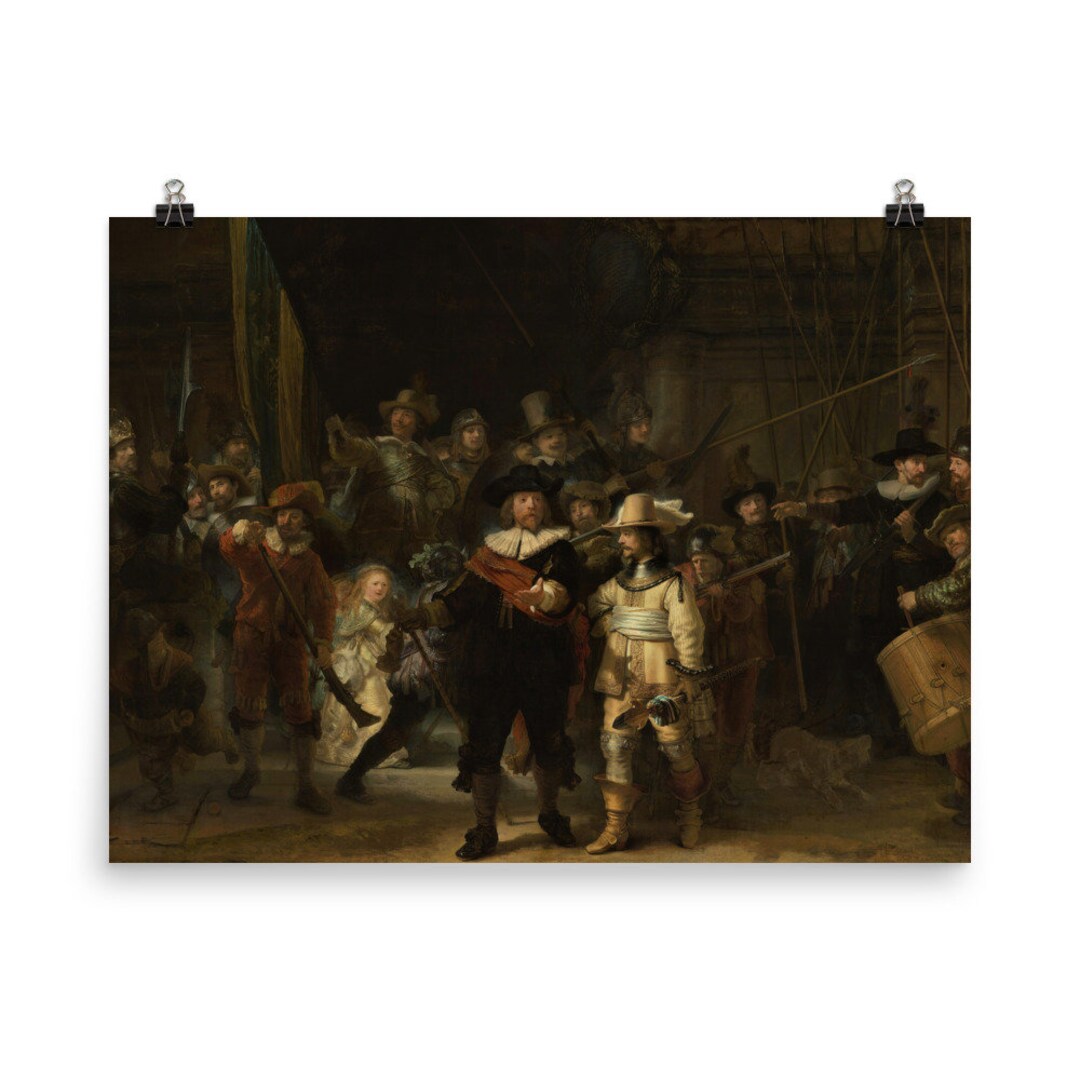 The Nightwatch by Rembrandt Poster Print - Etsy