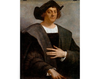 CHRISTOPHER COLUMBUS GLOSSY Poster Picture Banner Print Photo Explorer ...