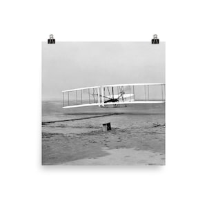 Wright Brothers First Flight Poster Print - Etsy