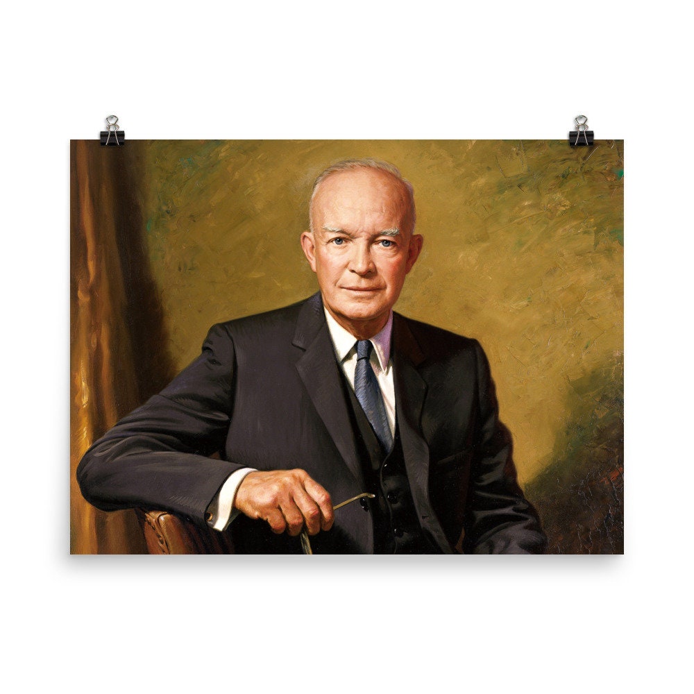 Dwight Eisenhower Poster Print - Etsy