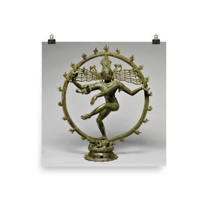 Shiva as Lord of Dance (shiva Nataraja) Indian Art Poster Print - Etsy