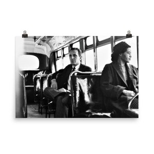 Rosa Parks Riding a Bus Poster Print - Etsy