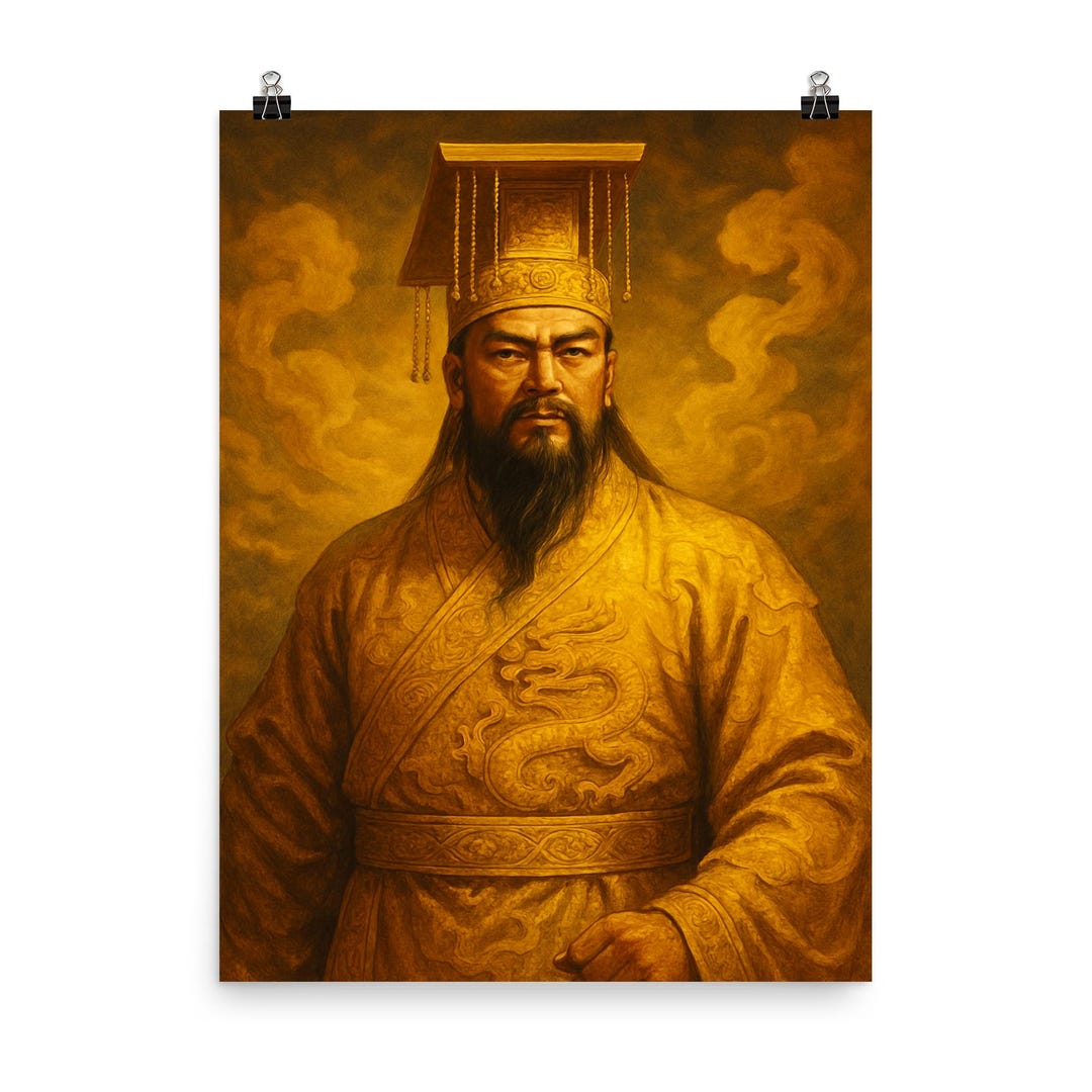 Exquisite Yellow Emperor Huangdi Poster Print - Unique Historical ...