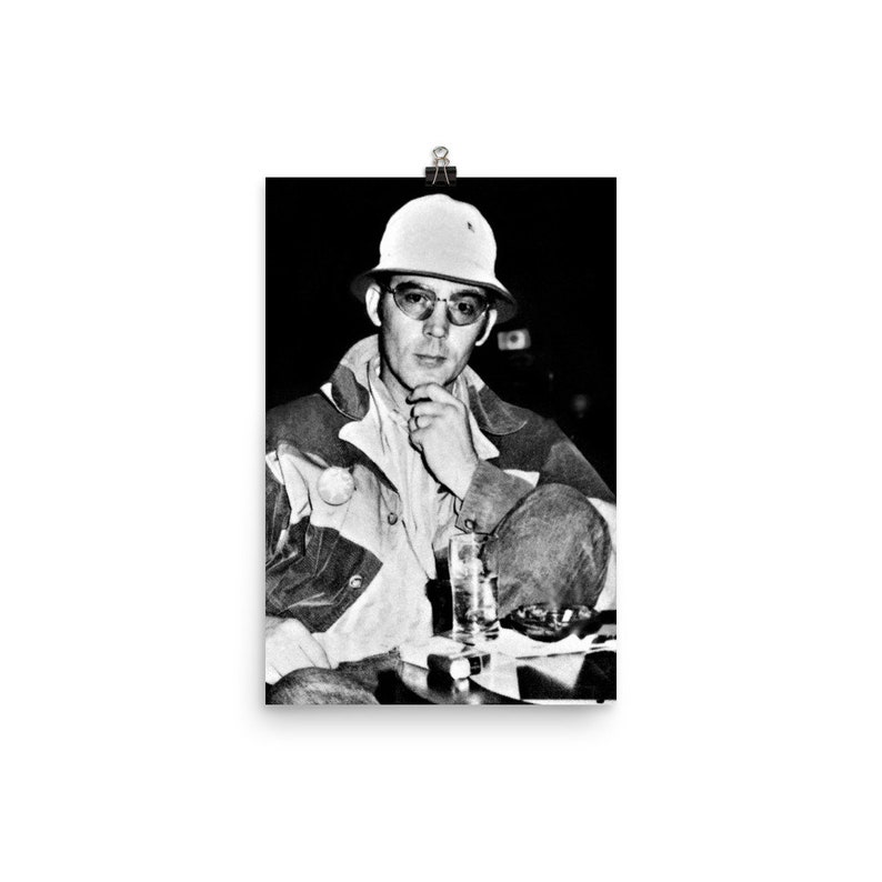 Hunter S. Thompson Poster Print - Etsy
