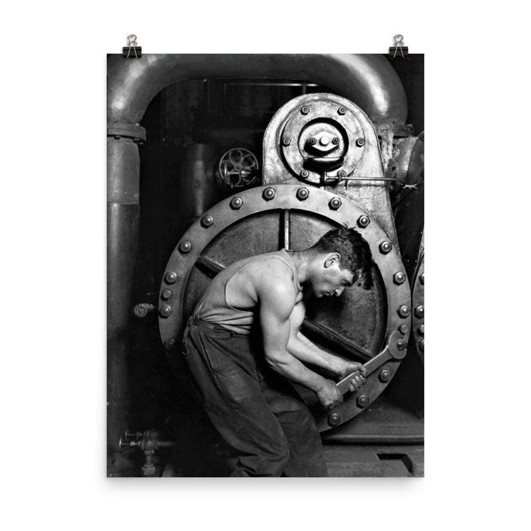 Working Man 1920 by Lewis Hine Poster Print - Etsy