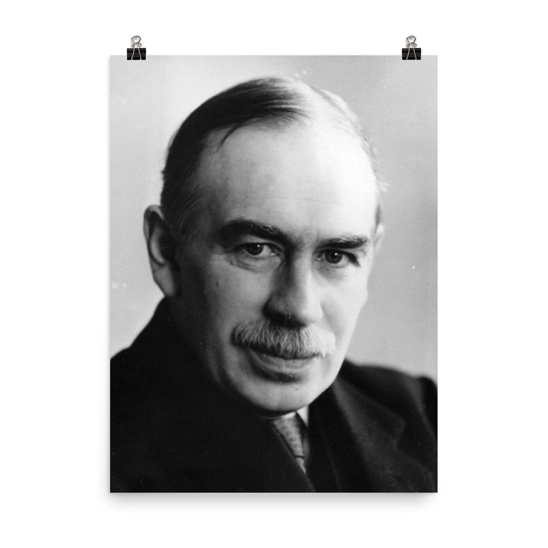 John Maynard Keynes Poster Print - Etsy