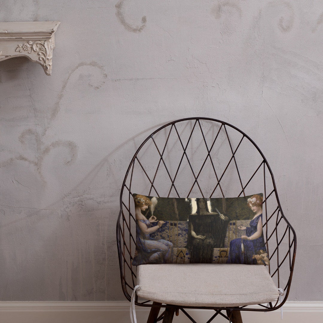 The Three Fates by Alexander Rothaug Throw Pillow - Etsy