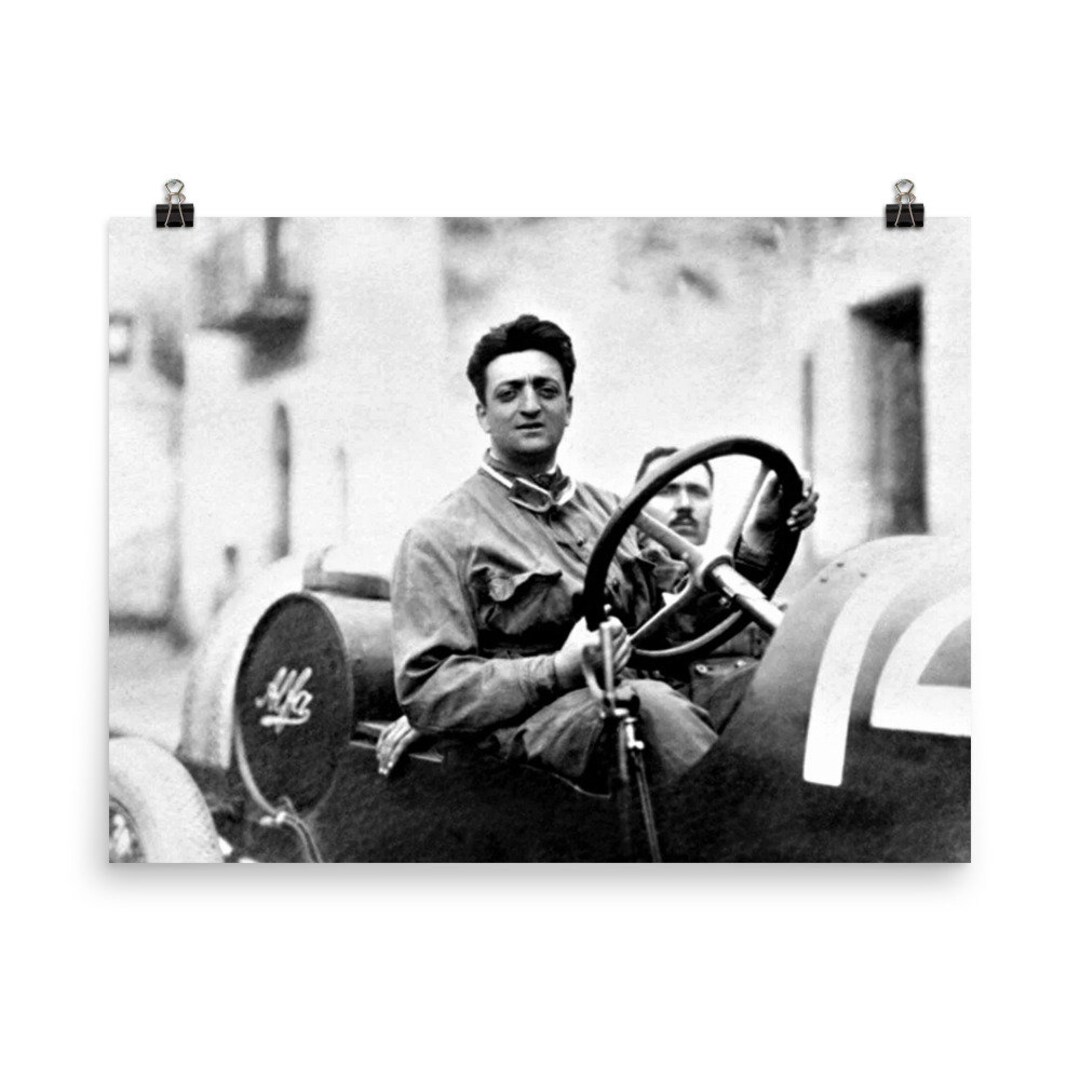 Enzo Ferrari Poster Print - Etsy