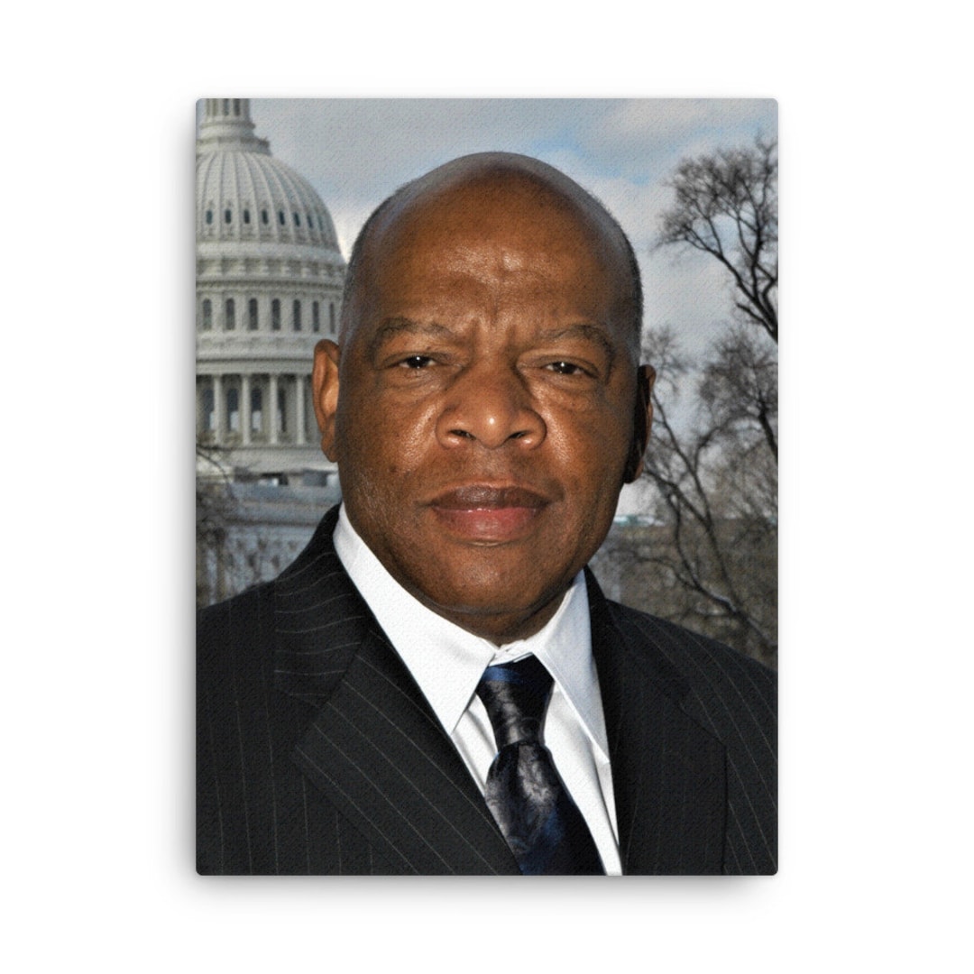 John Lewis Canvas Print - Canvas Wall Art - Etsy