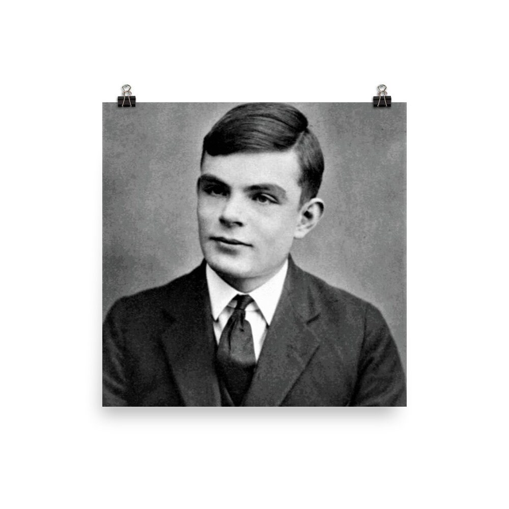 Alan Turing Poster | Etsy