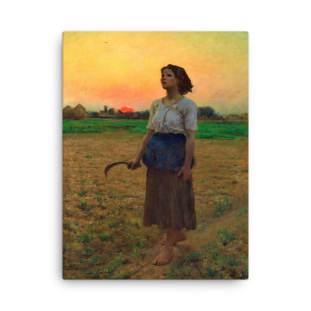 The Song of the Lark by Jules Breton Canvas Print - Canvas Wall Art - Etsy