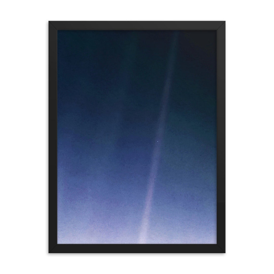 Pale Blue Dot Framed Print - Etsy