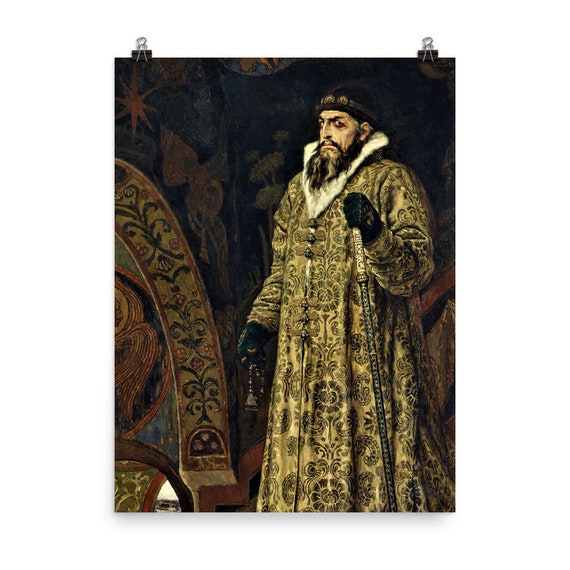 Ivan The Terrible Portrait Russia: Forever A Time Of Troubles