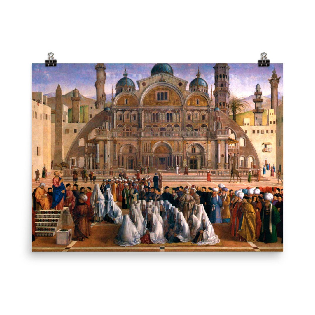St. Mark Preaching in Alexandria Poster Print - Etsy