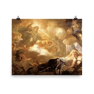 The Dream of Solomon by Luca Giordano Poster Print - Etsy