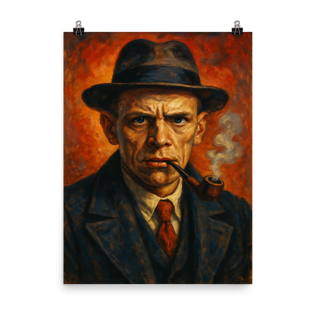 Whimsical Daniil Kharms Poster Print Artistic Wall Art Unique Literary ...