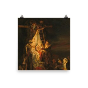 The Descent From the Cross by Rembrandt Poster Print, Rembrandt Print ...