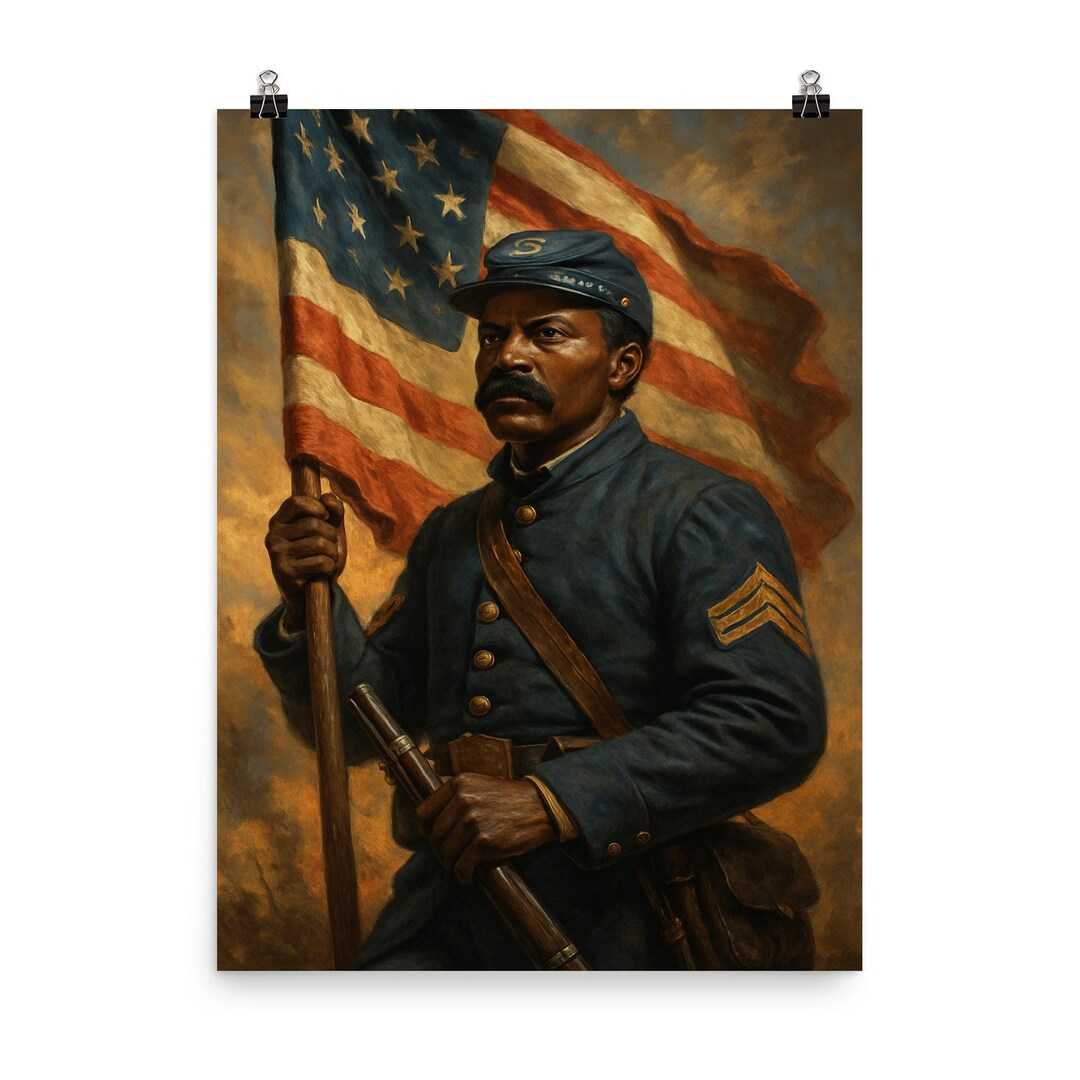 William Harvey Carney Poster Print - Unique Black History Wall Art ...