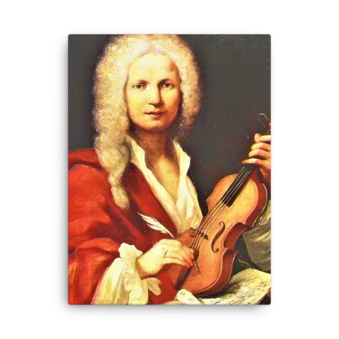 Antonio Vivaldi Canvas Print - Canvas Wall Art - Etsy