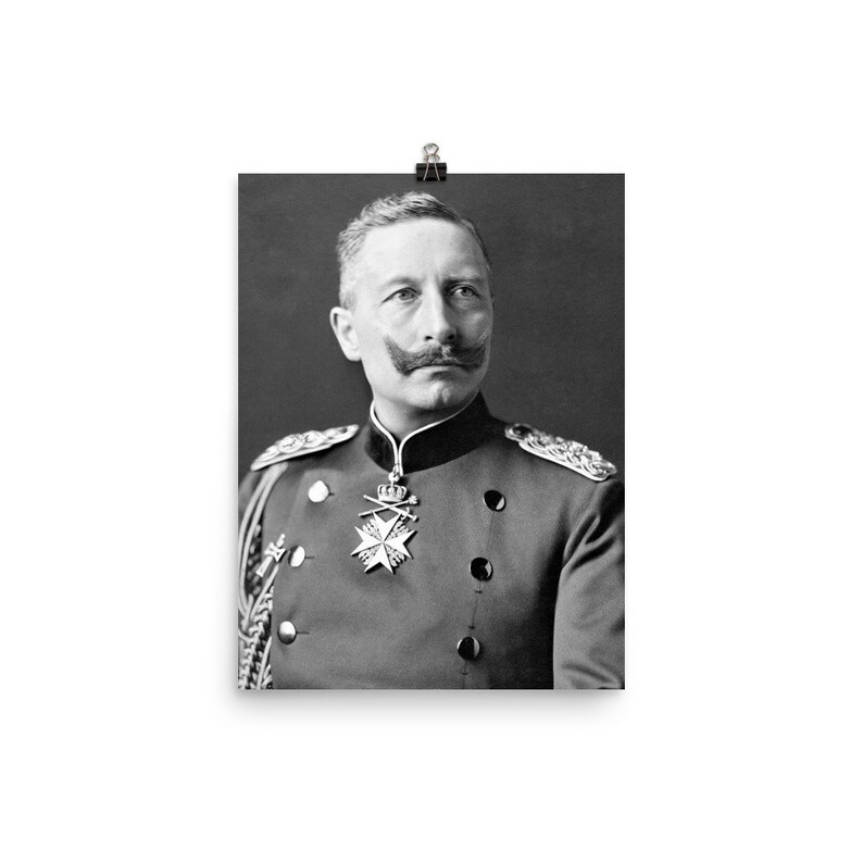 Kaiser Wilhelm II of Germany Poster Print - Etsy