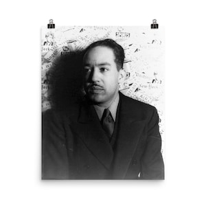 Langston Hughes Poster Print - Etsy