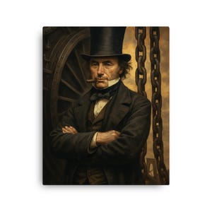 Isambard Kingdom Brunel Canvas Print – Industrial Revolution Wall Art ...