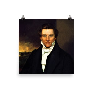 Joseph Smith Portrait Poster Print - Etsy