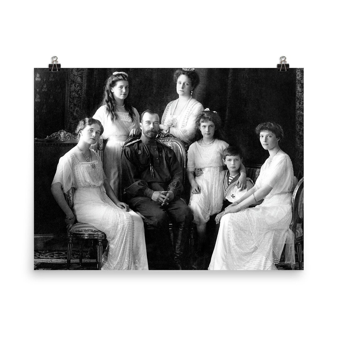 Tsar Nicholas II of Russia and His Family, 1913 Poster Print - Etsy