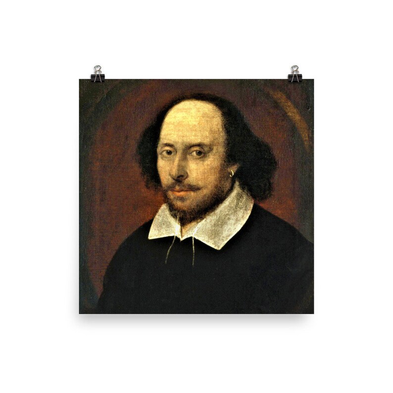 William Shakespeare Poster | Etsy