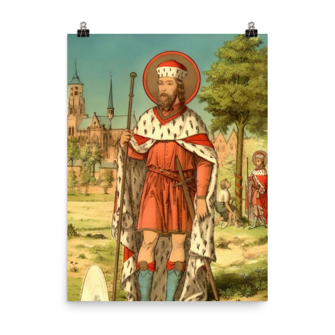 Saint Gummarus of Lier Poster Print - Etsy