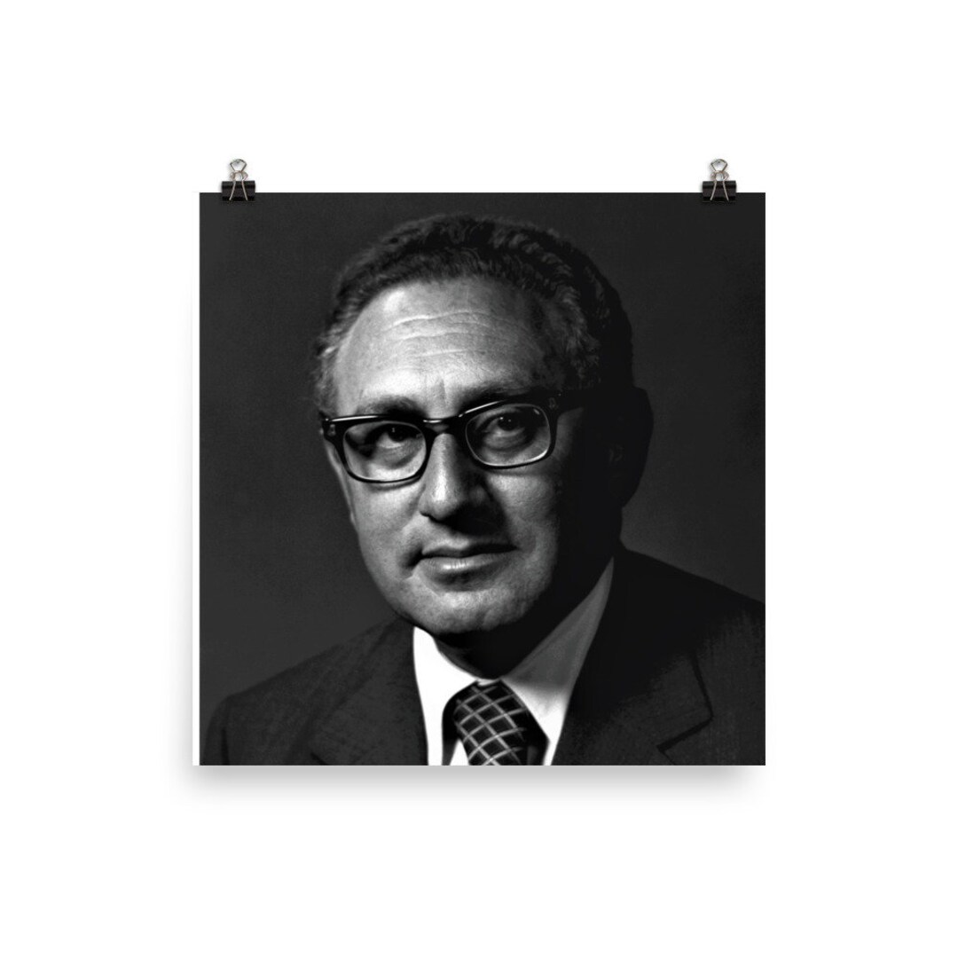 Henry Kissinger Poster Print - Etsy