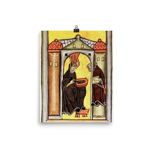 Hildegard of Bingen Poster Print - Etsy