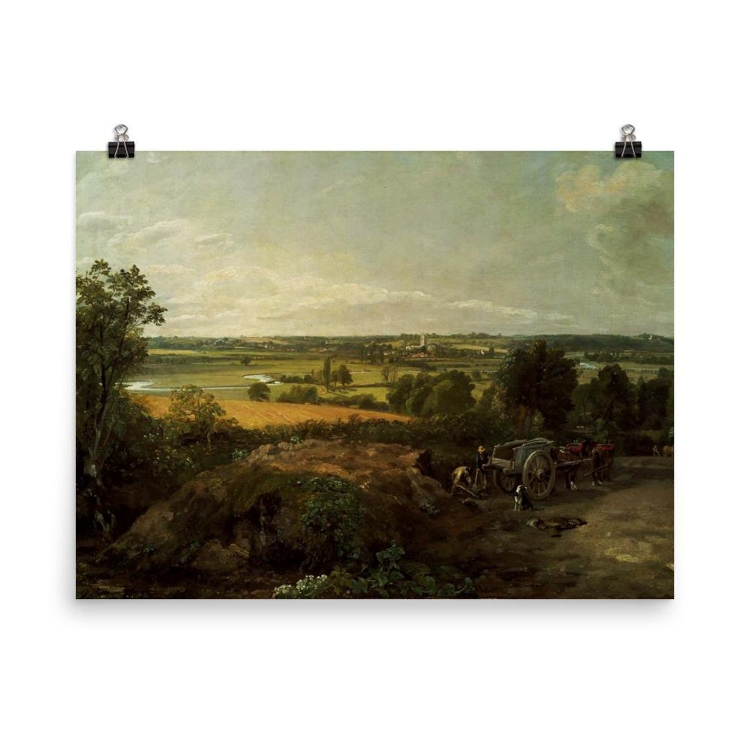 The Stour Valley and Dedham Village by John Constable Poster Print - Etsy