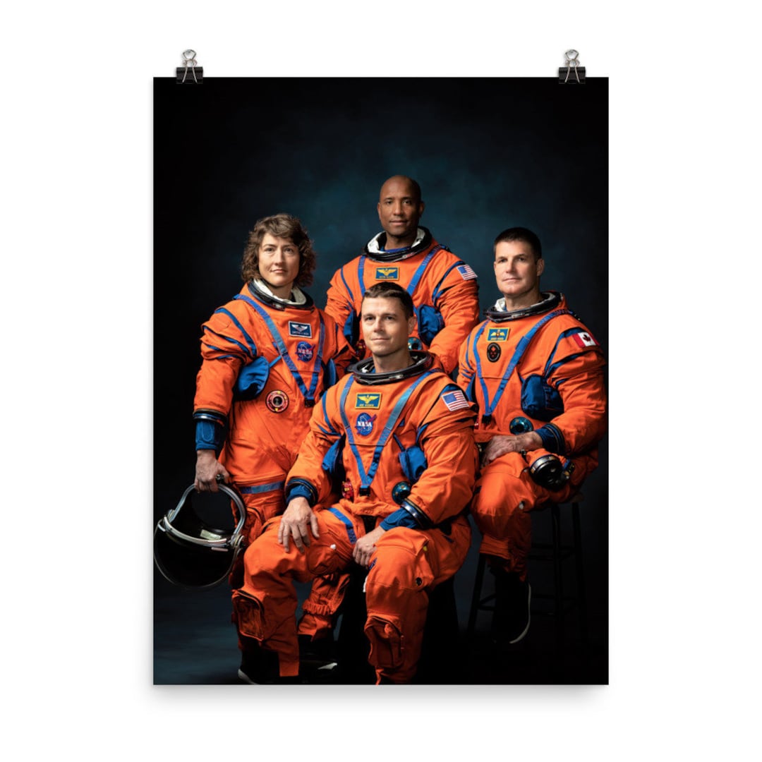Artemis 2 Crew Portrait Poster Print - Etsy