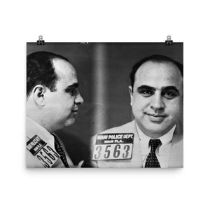 Al Capone Mugshot Poster Print - Etsy